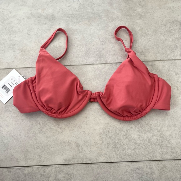 Andie | Swim | Nwt Andie Swim Sicily Top Punch Pink Medium Underwire ...